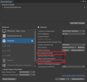 【Unity】Android実機で動かしながらVisualStudioでデバッグする | ばに日記