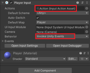 【Unity】NavMeshとInput Systemでクリック（タッチ）した場所に移動させる | ばに日記