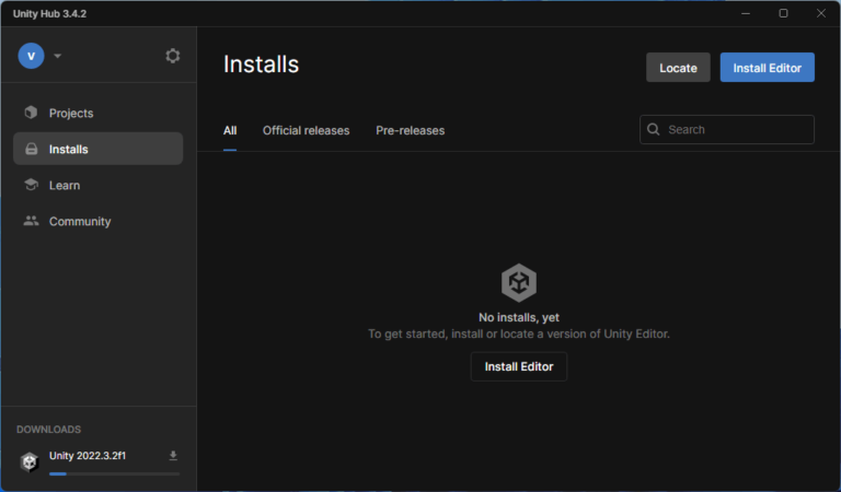 【Unity】Unity Hubのインストール方法と使い方 | ばに日記