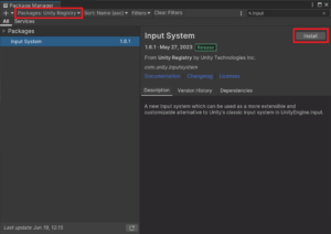 【Unity】Input Systemの導入方法 | ばに日記
