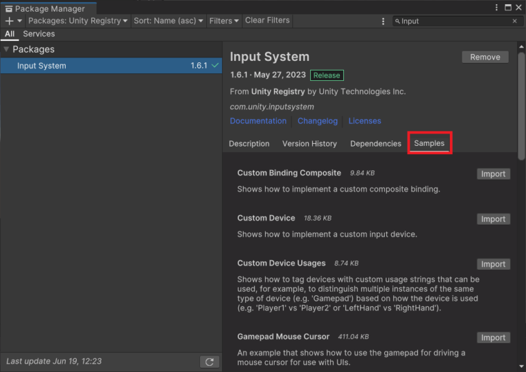 【Unity】Input Systemの導入方法 | ばに日記