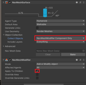 【Unity】NavMeshを使ってキャラクターを自動で移動させる | ばに日記